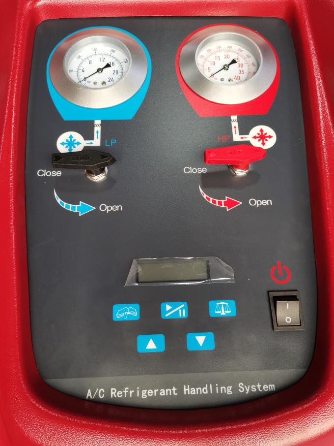 Semi automatic AC Recovery Recharge Machine Manual Valve CE Certification