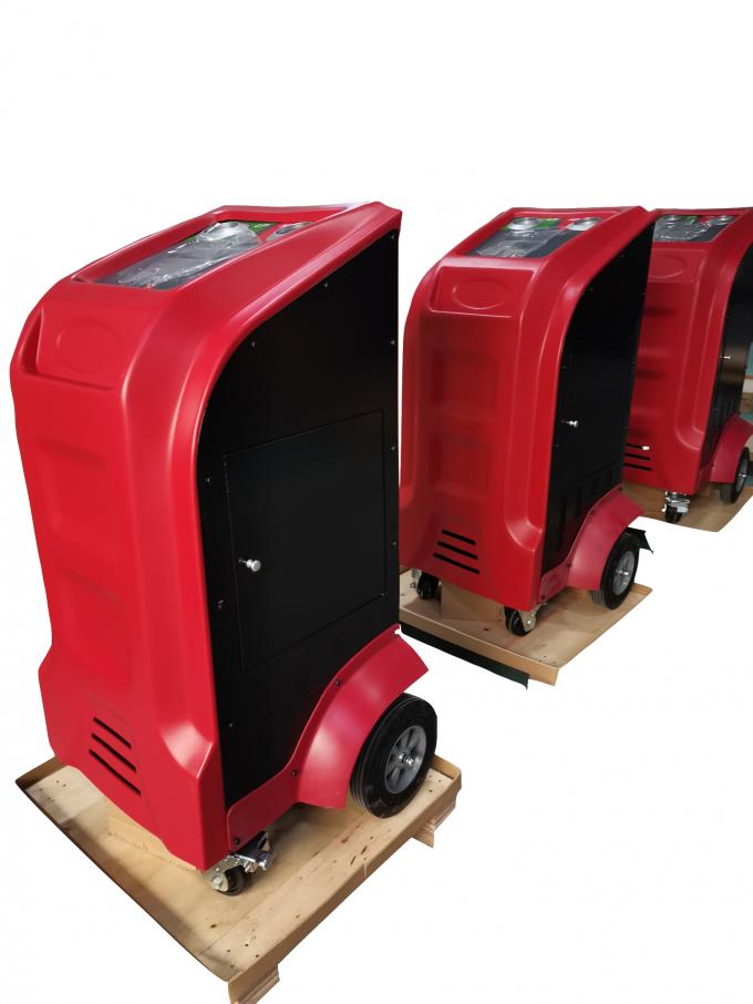 Red AC Refrigerant Recovery Machine