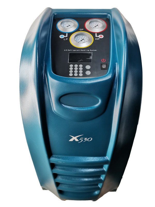 220V Cylinder Capacity AC Gas Recovery Machine Colorful Display 4 Wheel